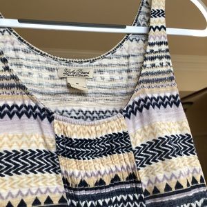 Lucky Brand | Tops | Lucky Brand Patterned Tank Top | Poshmark